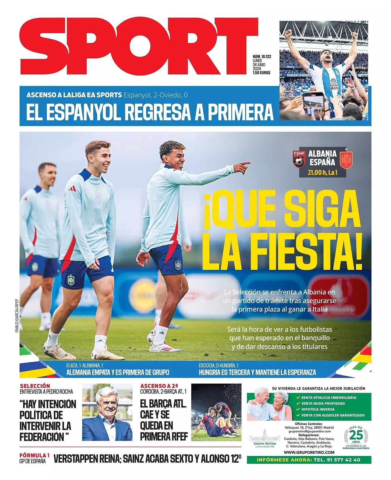 I giornali del 24 giugno 2024