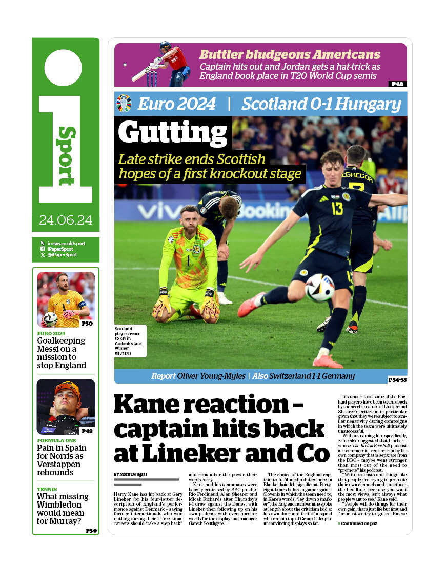 I giornali del 24 giugno 2024