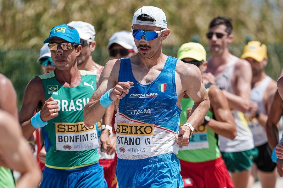 Stano recupero infortunio aprile staffetta mista mondiale marcia