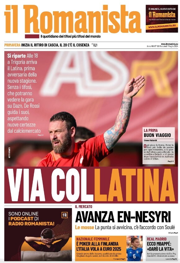 I giornali del 17 luglio 2024