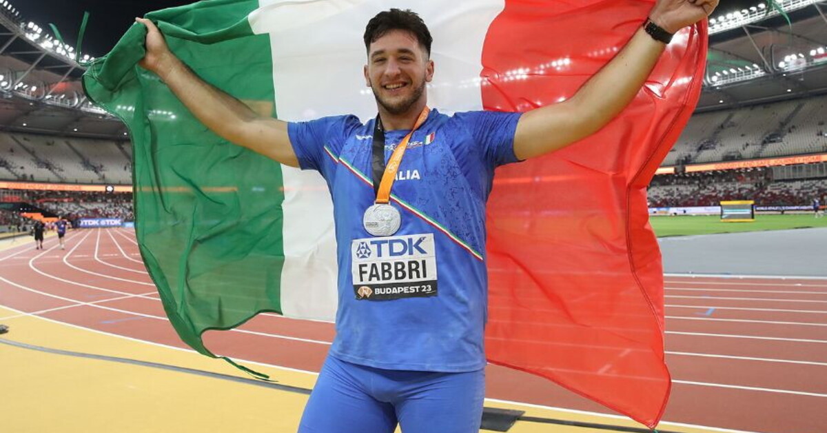 Fabbri in finale getto del peso brivido all'ultimo lancio